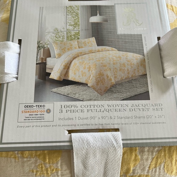 Rachel Ashwell | Bedding | Rachel Ashwell Yellow White Floral Duvet ...